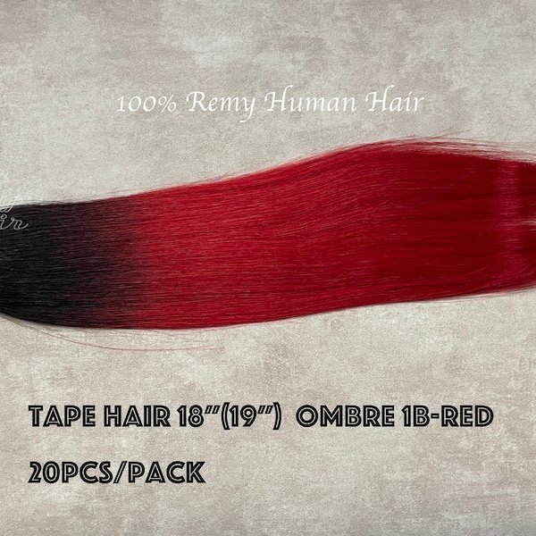 Red Hair Extensions - Etsy