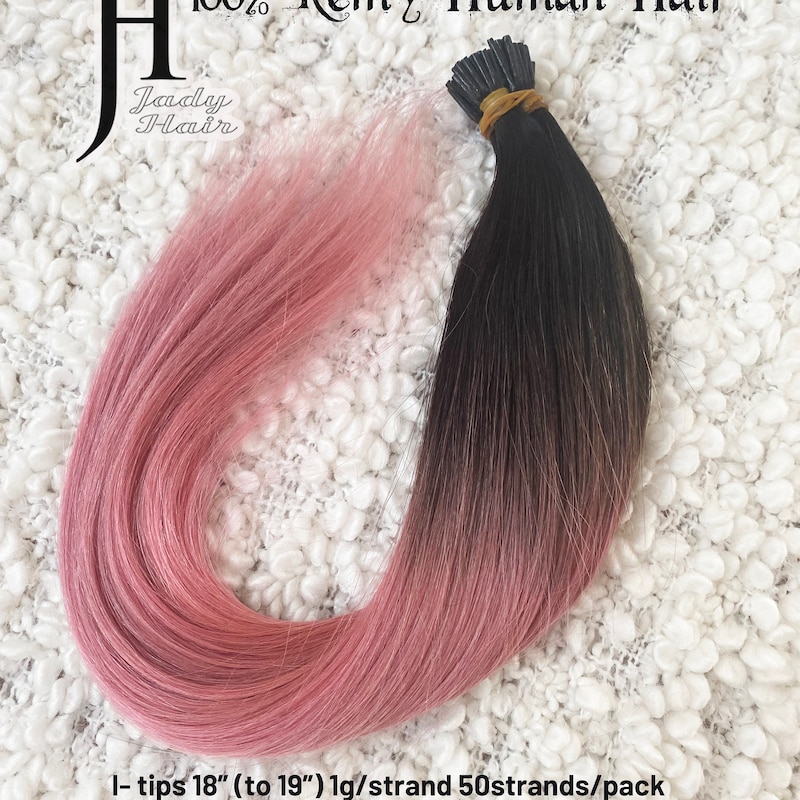 Pink Clip in Hair Extensions - Etsy