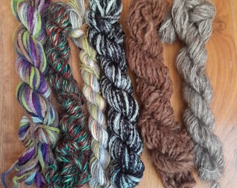 Bundle Scrap off Cuts of Yarn/wool. 50 X 1m Lengths. for Knitting ...