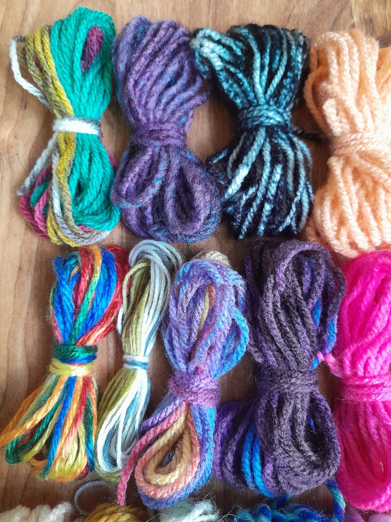 Bundle Scrap off Cuts of Yarn/wool. 10x3m Lengths. for Knitting ...