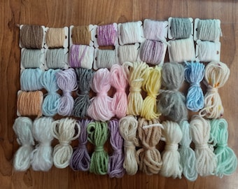 Bundle Scrap off Cuts of Yarn/wool. 50 X 1m Lengths. for Knitting ...