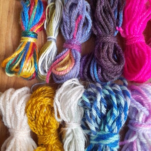 Bundle Scrap off Cuts of Yarn/wool. 10x3m Lengths. for Knitting ...