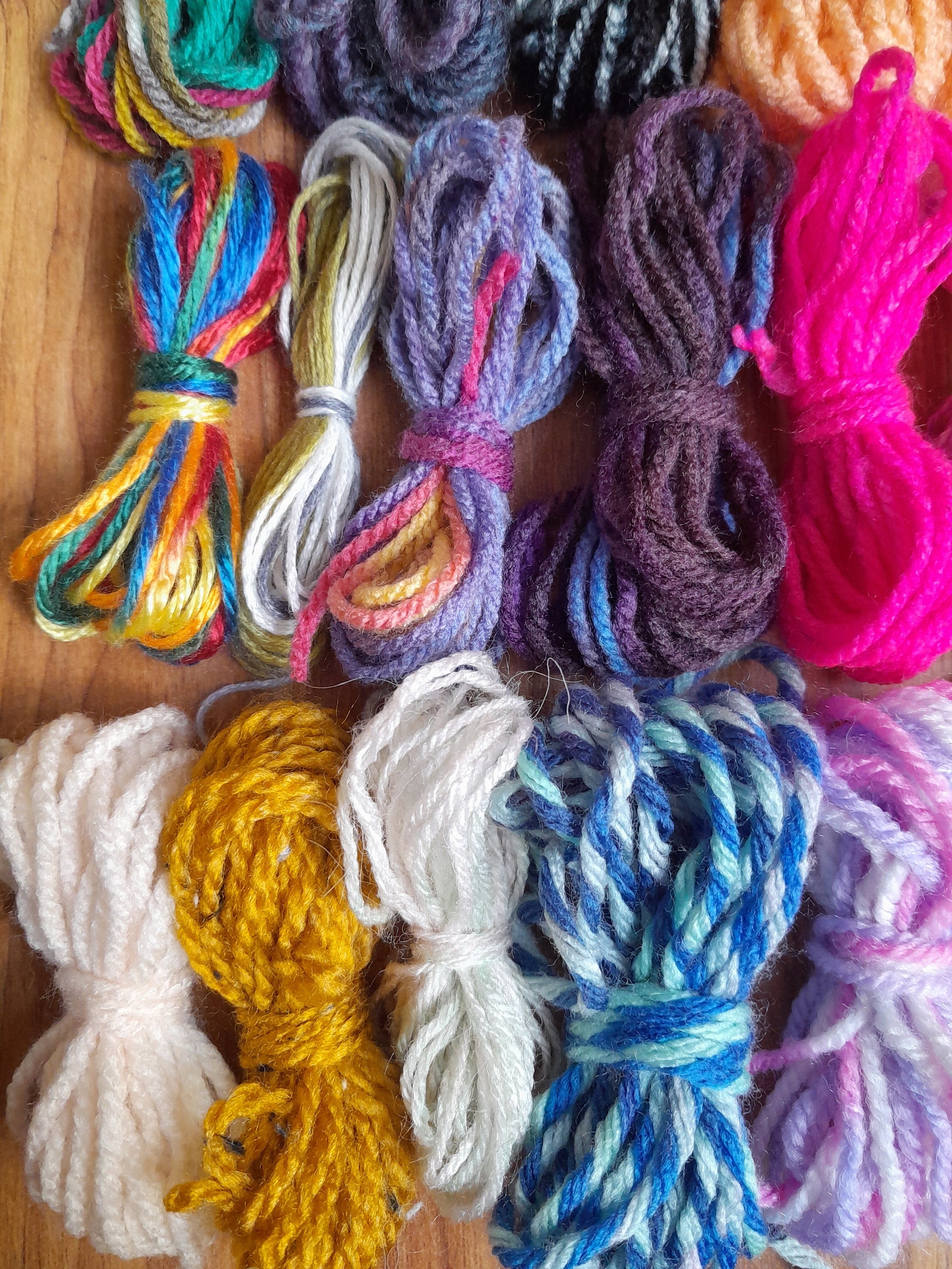 Bundle Scrap off Cuts of Yarn/wool. 10x3m Lengths. for Knitting ...