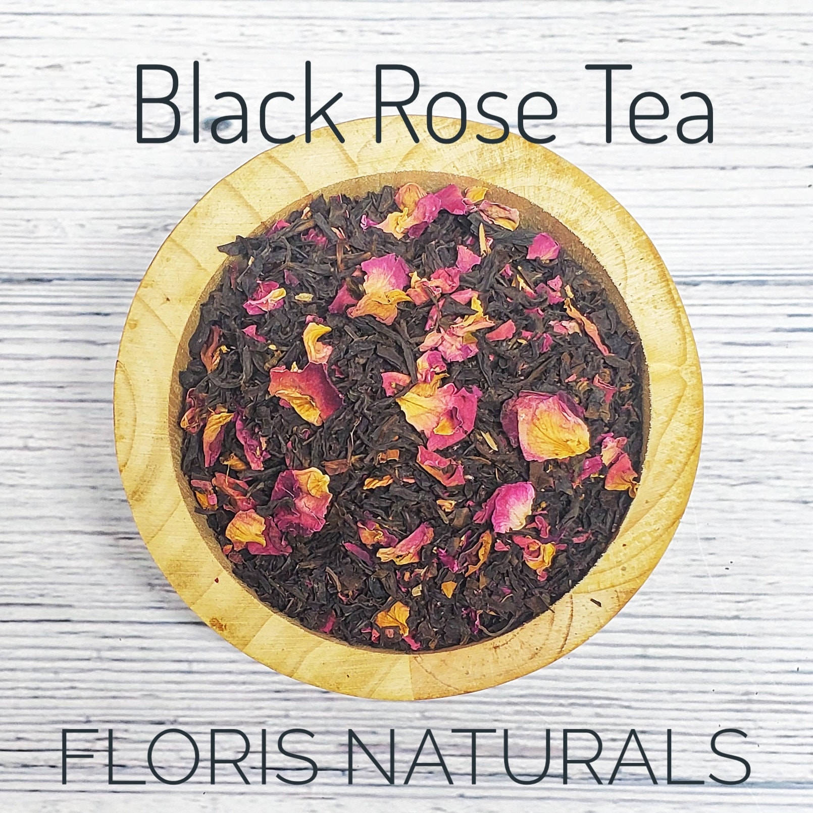 Black Rose Tea Black Tea With Roses Rose Tea Natural Tea - Etsy