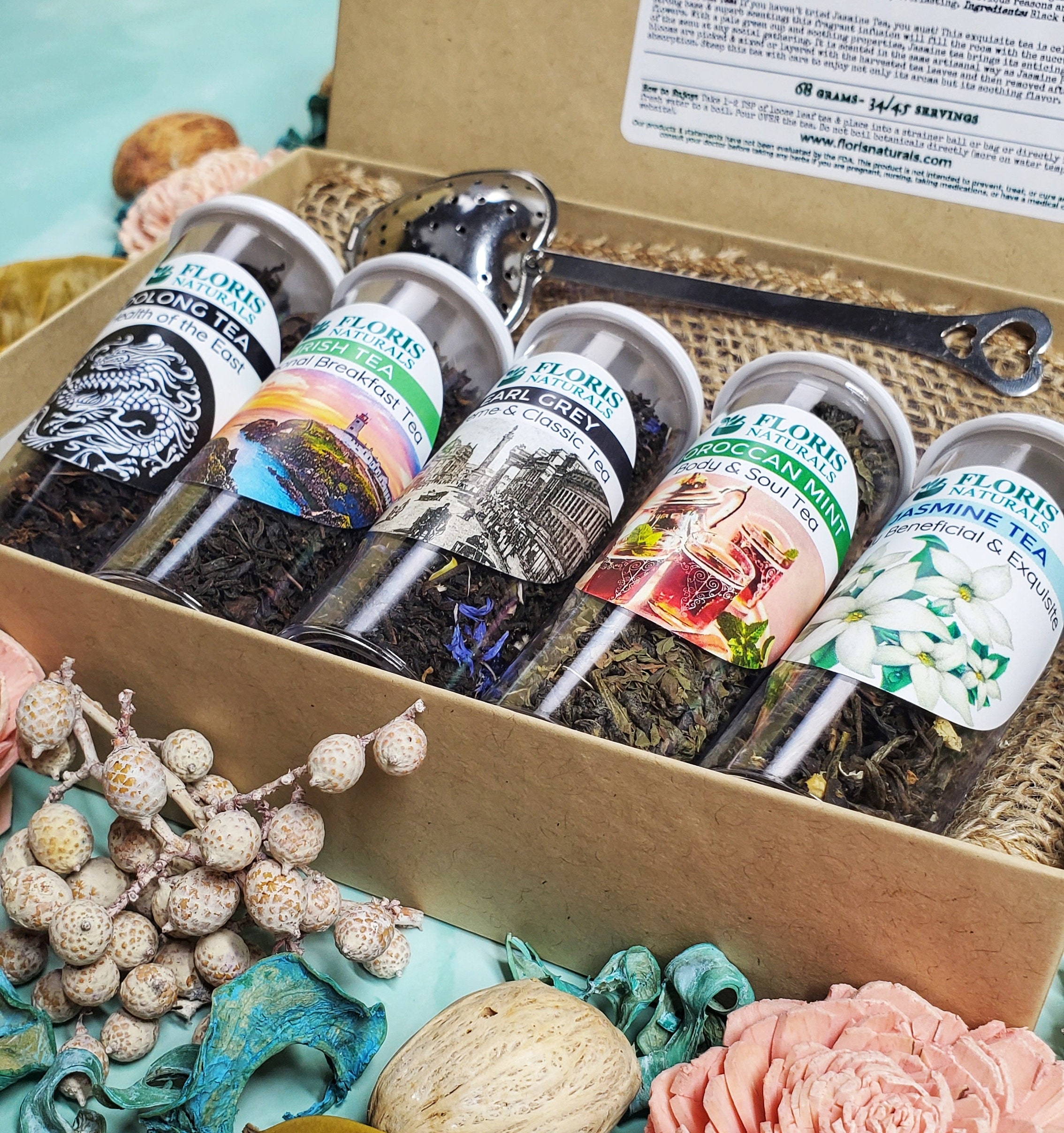 Loose Leaf Tea Gift Box World Tea Box Organic Tea Tea - Etsy