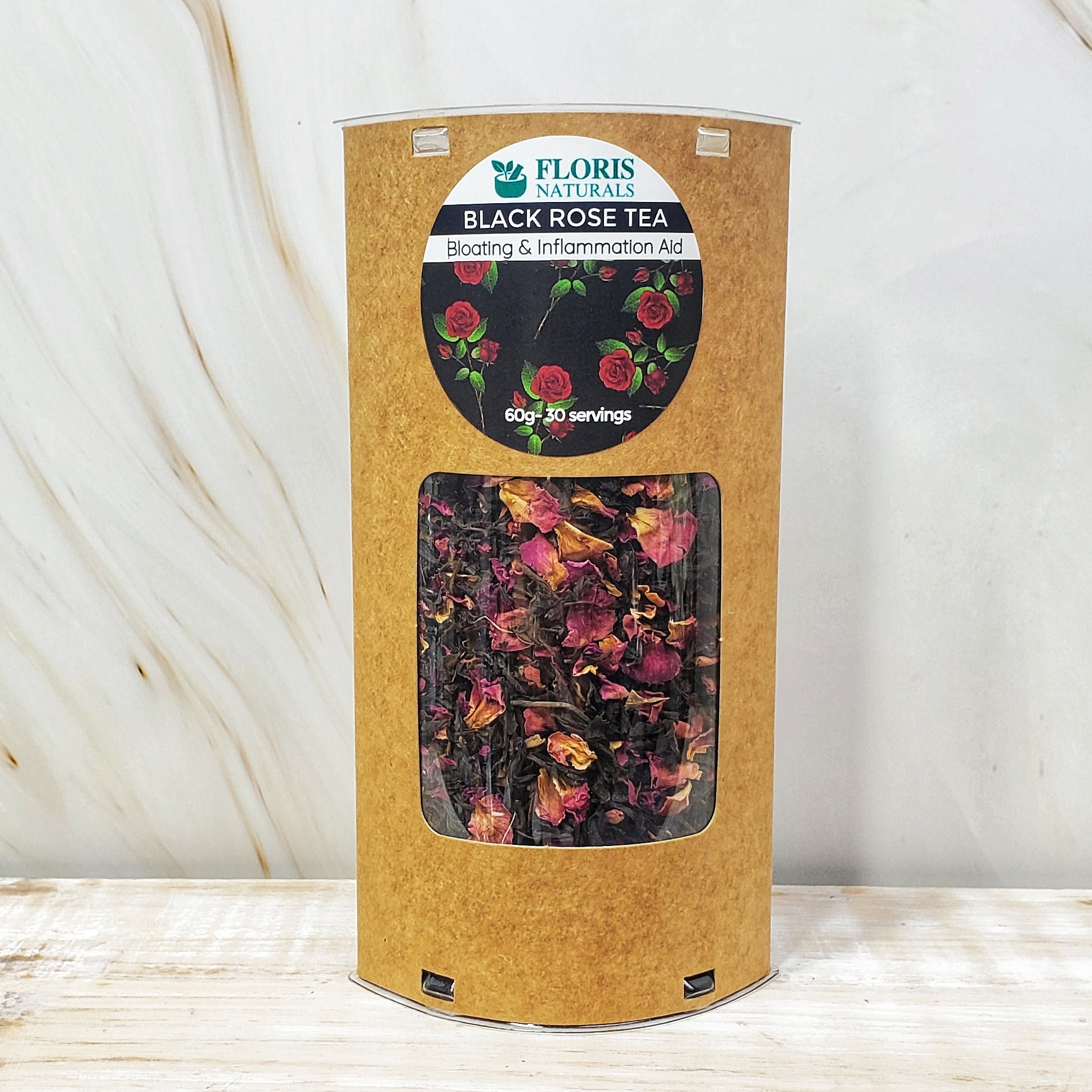 Black Rose Tea Black Tea With Roses Rose Tea Natural Tea | Etsy