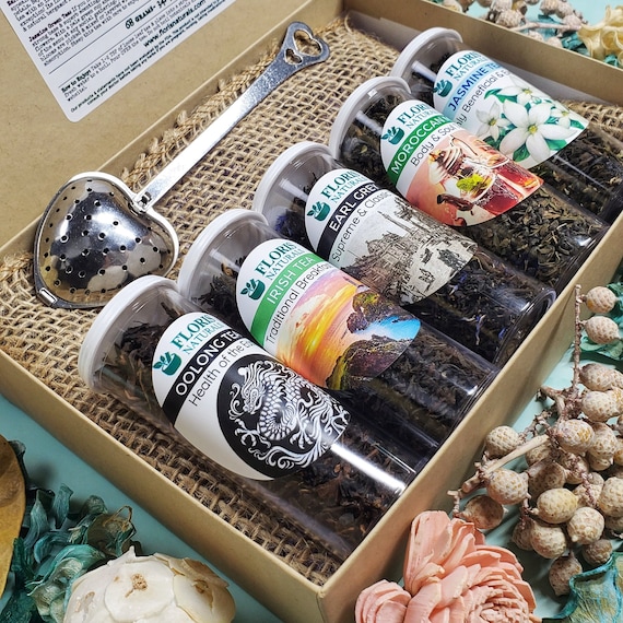 Loose Leaf Tea Gift Box World Tea Box Organic Tea Tea | Etsy