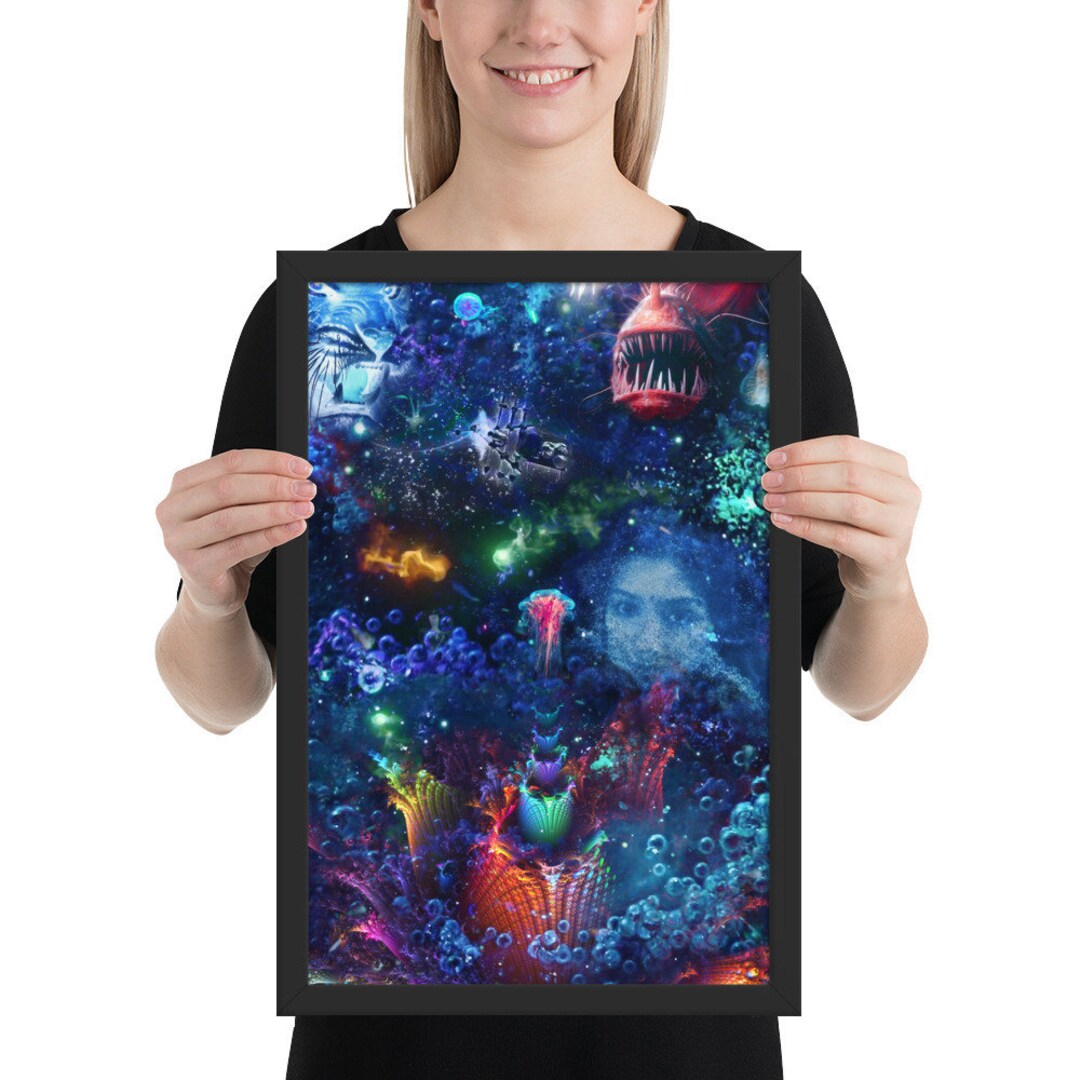 Life of Pi "infinite Life" Art Inspired Visionary Art by Alex Shatra - Etsy