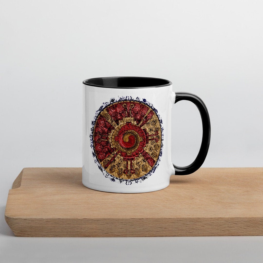 Hunab Ku Mayan Calendar Mug - Shamanic Art - Etsy