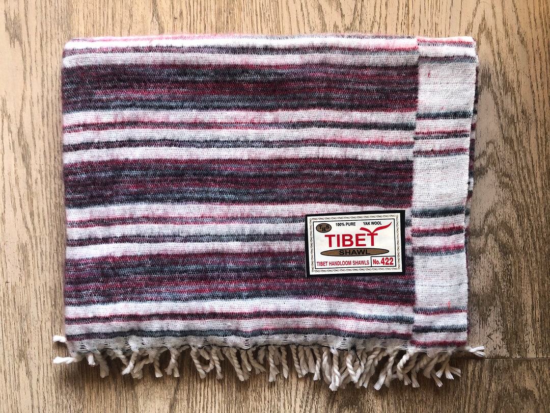 Tibetan Yak Wool SHAWL Blanket, Meditaiton (premium Quality) #56 - Etsy