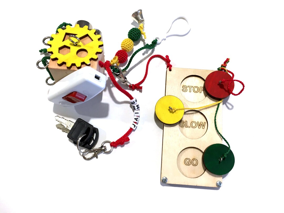 Busy Cube With Traffic Light Montessori-inspired Educational Toy - Etsy