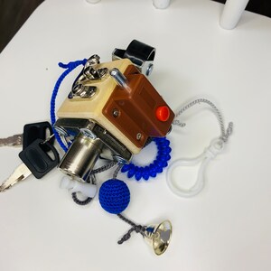 Busy Cube Toy for Travel ADHD and Autism Sensory Activity Cube Learning ...