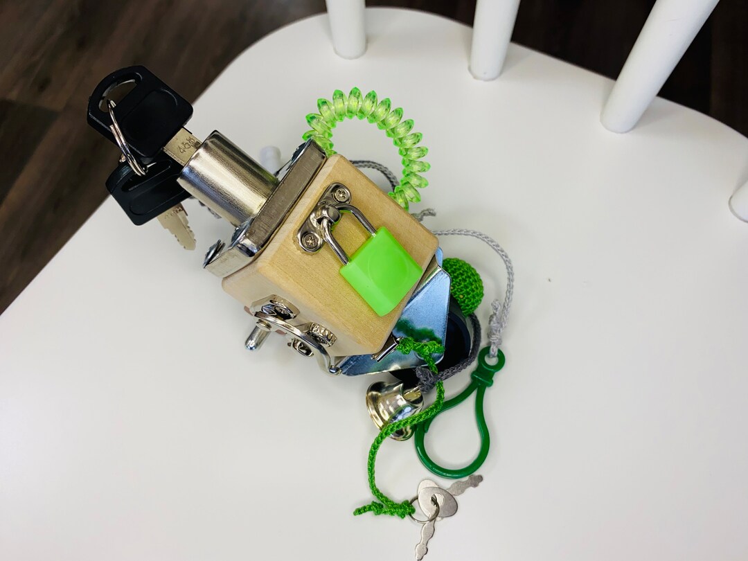 Busy Cube Toy for Travel ADHD and Autism Sensory Activity Cube Learning ...