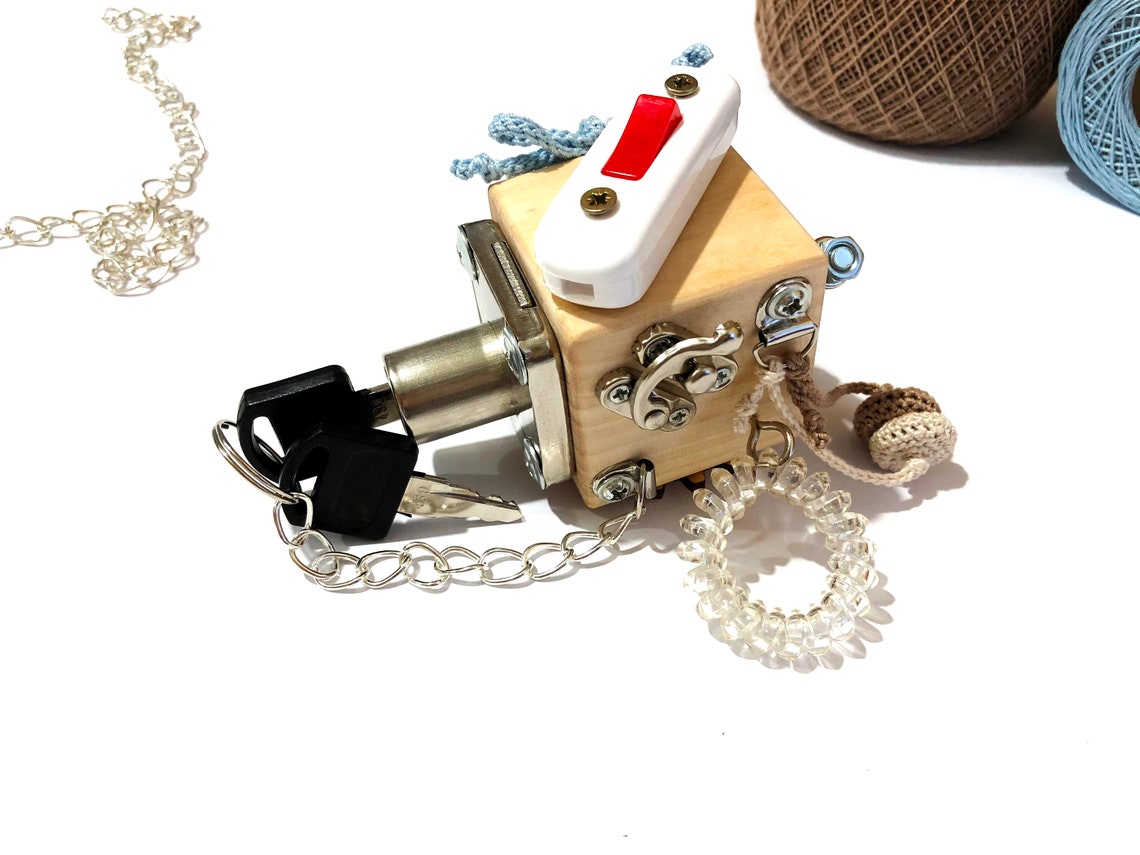 Toy for Travel Busy Cube Sensory Cube Montessori Toddler - Etsy