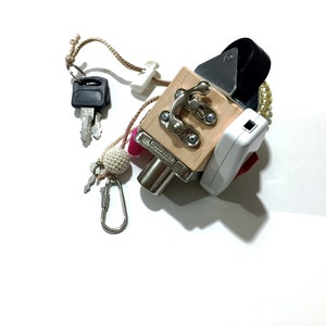 Wooden Busy Cube Toy for Toddlers Car Toy Travel Games | Etsy