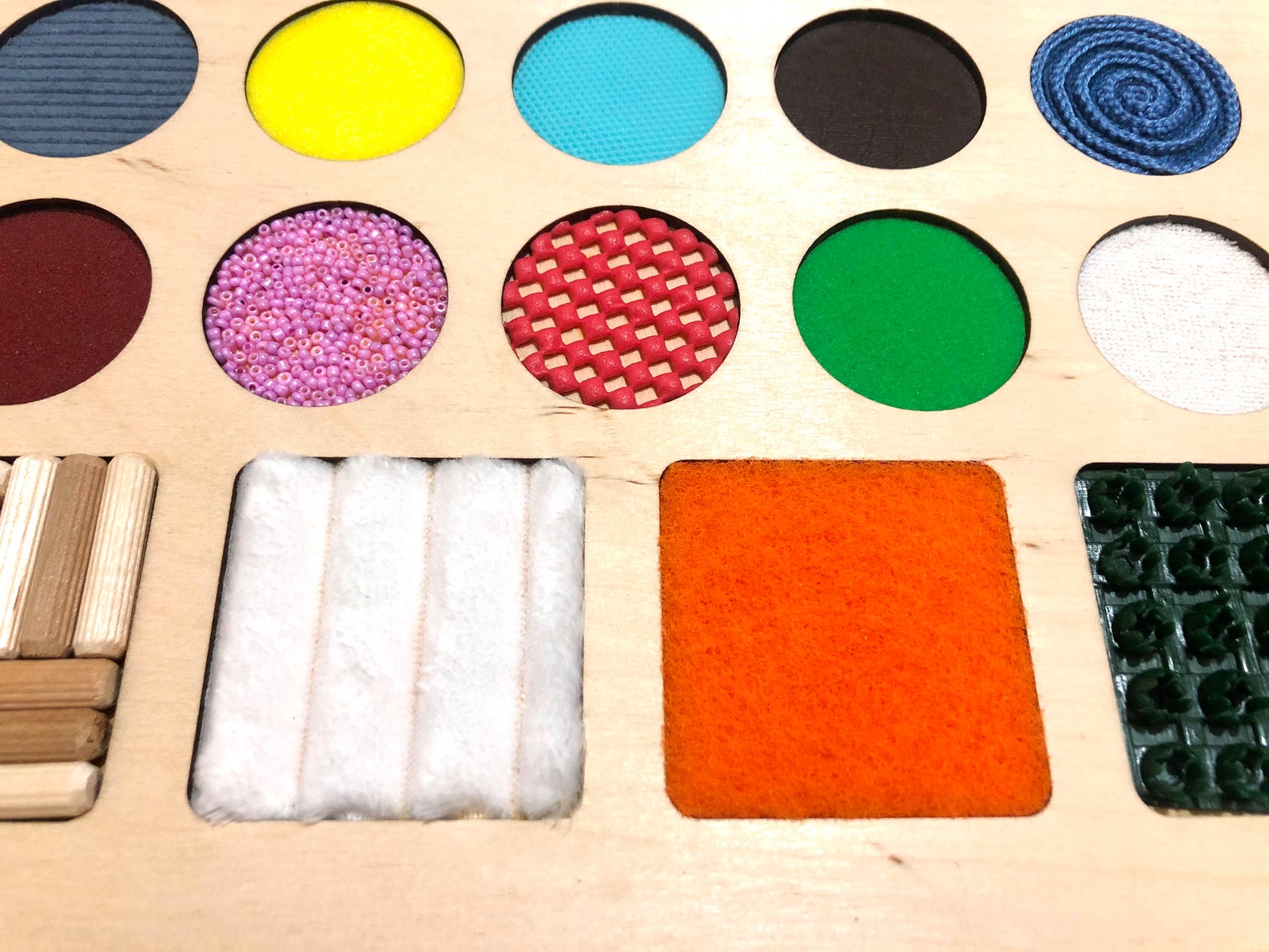 Sensory Board Tactile Board Montessori Toy Tactile Toys Etsy