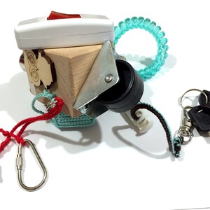 Mini Busy Cube Activity Cube for Travel Busy Toddler Toy Mini Busy ...