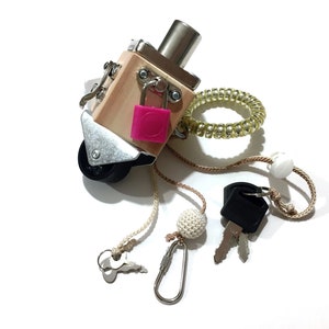 Wooden Busy Cube Toy for Toddlers Car Toy Travel Games | Etsy