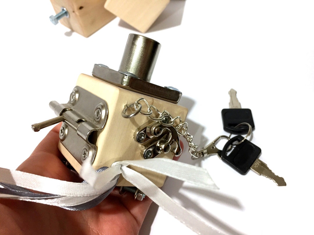 Toy for Travel, Busy Cube, Sensory Cube, Montessori Toddler Toys, Mini ...