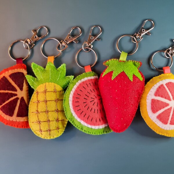 Felt Keyrings - Etsy UK