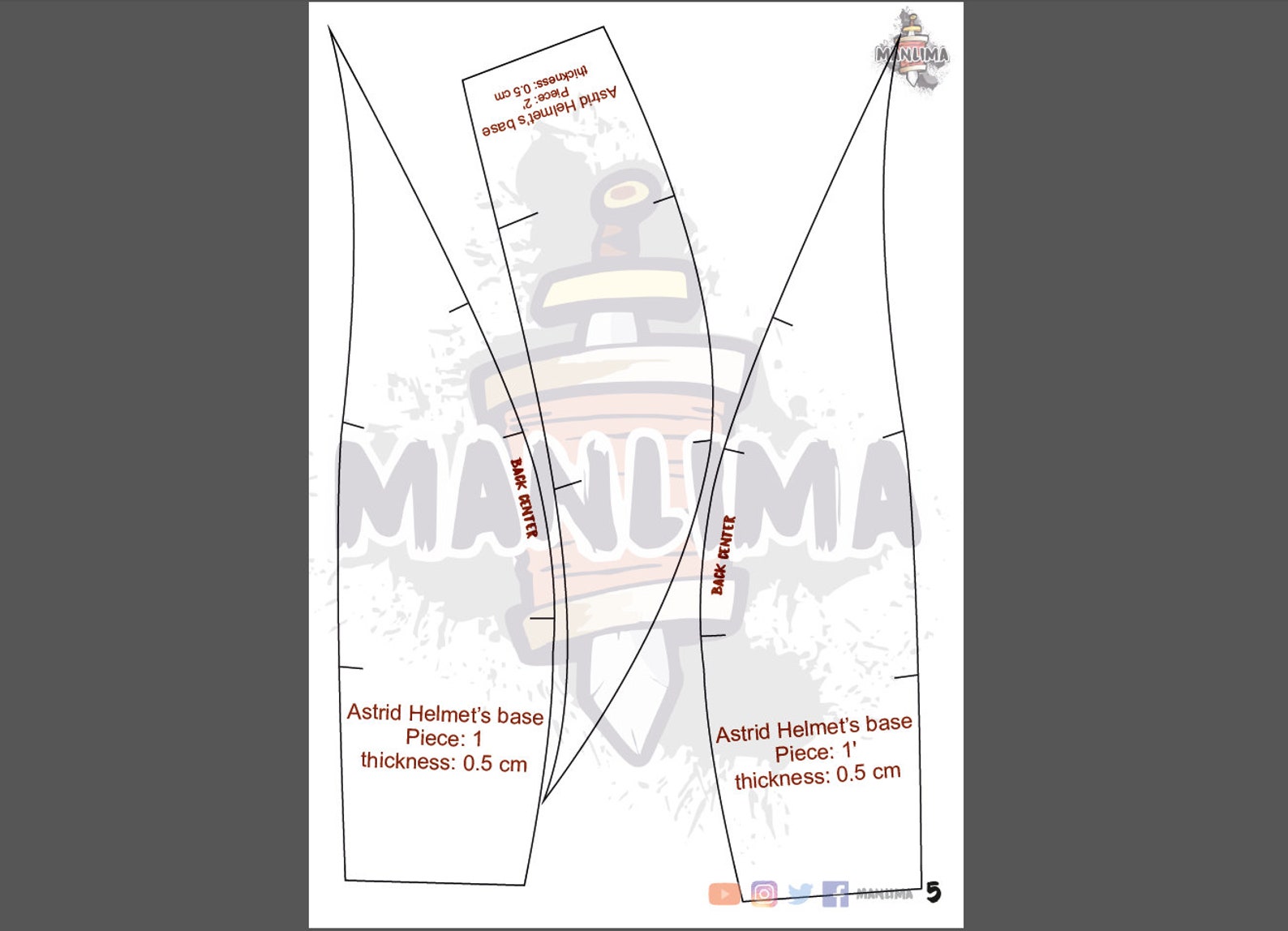 How to Train Your Dragon - Astrid Helmet / Digital Patterns, Astrid ...