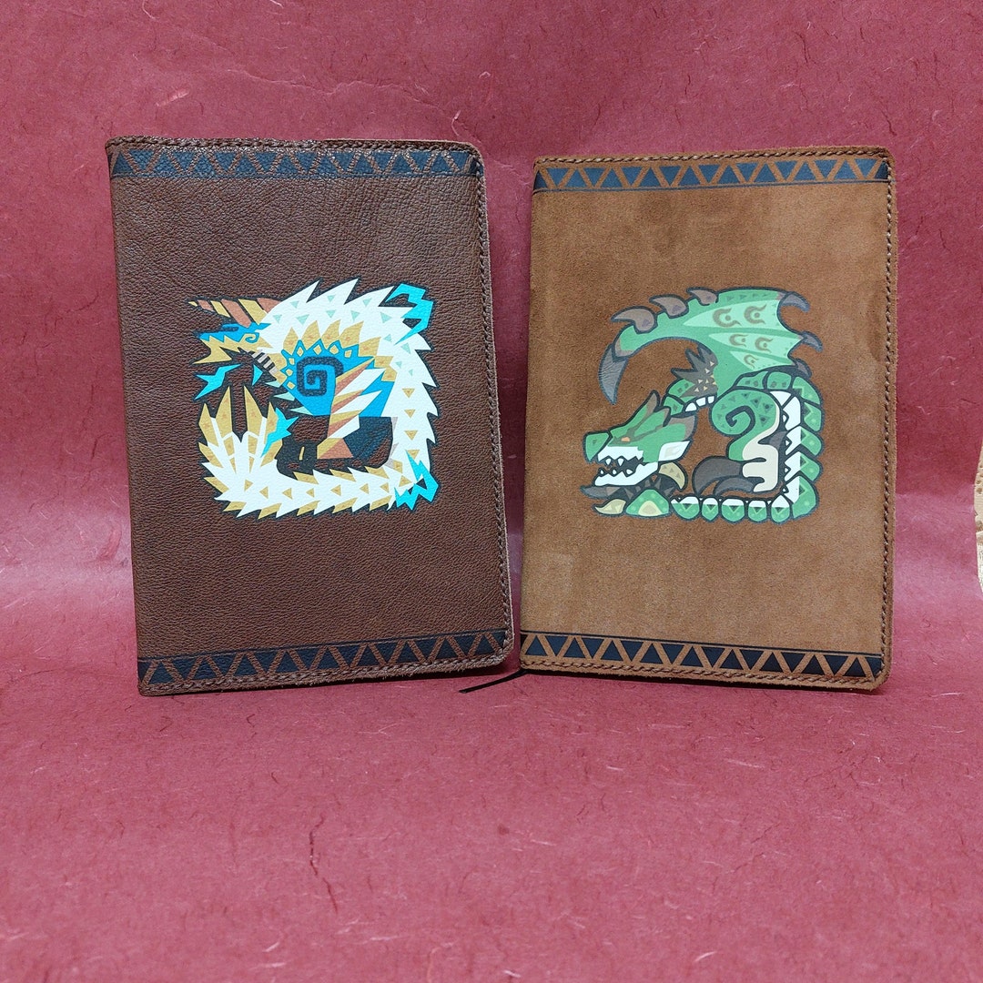Monster Hunter Notebook, Monster Hunter Inspired Notebook, Leather ...