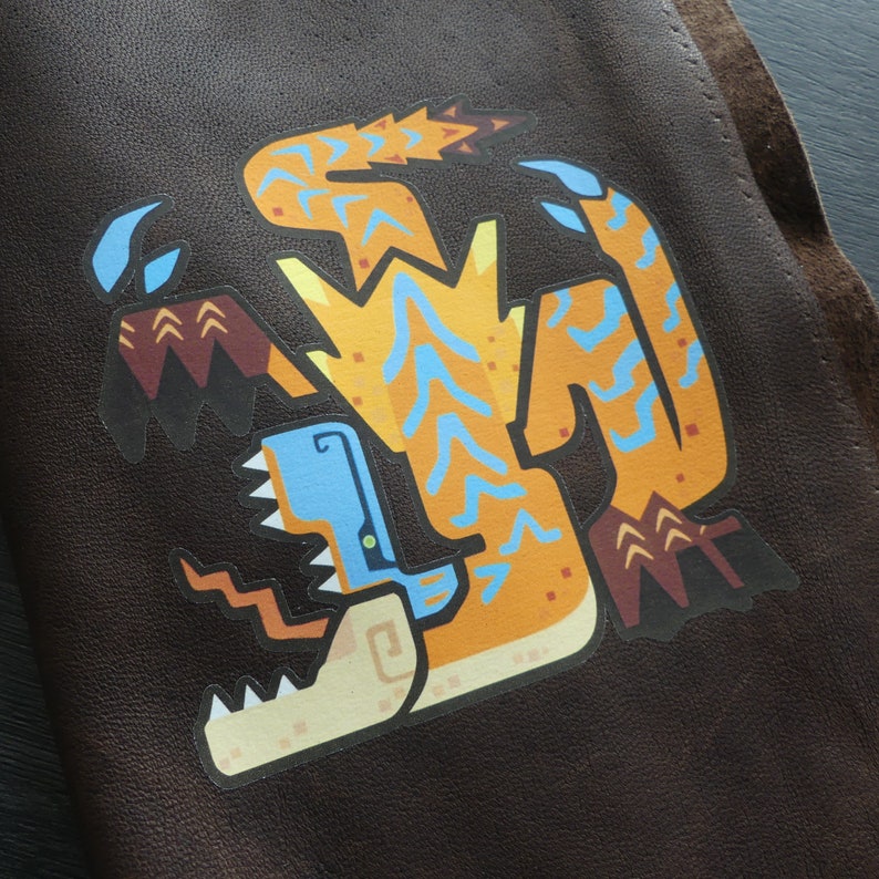 Monster Hunter Notebook, Monster Hunter Inspired Notebook, Leather ...