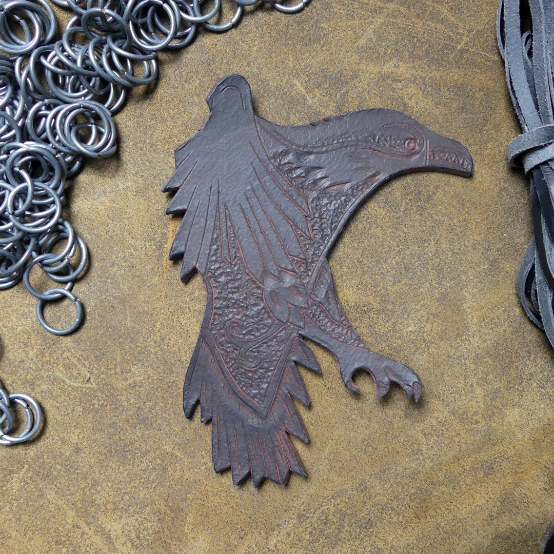 Leather Raven, Inspired Ragnar Lothbrok, Vikings Raven, Viking Armor ...