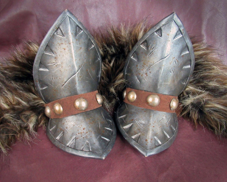 Elbow pad armor shoulder pad armor larp armor medieval | Etsy