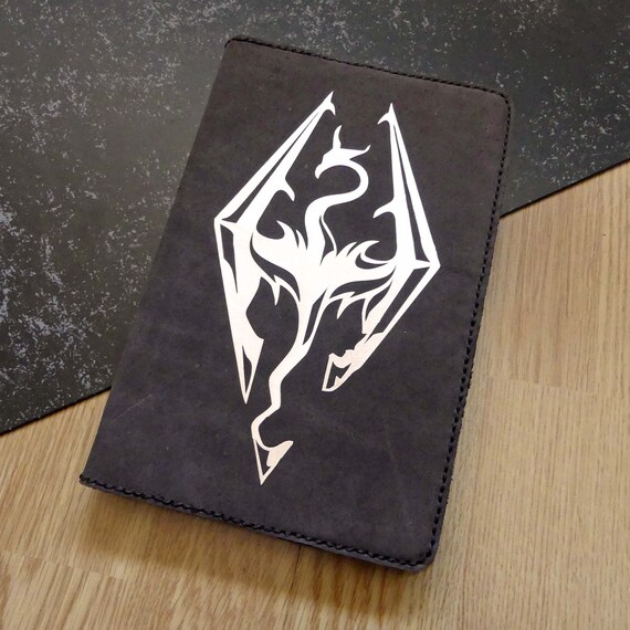 Skyrim Notebook the Elder Scrolls Inspired Notebook Leather - Etsy