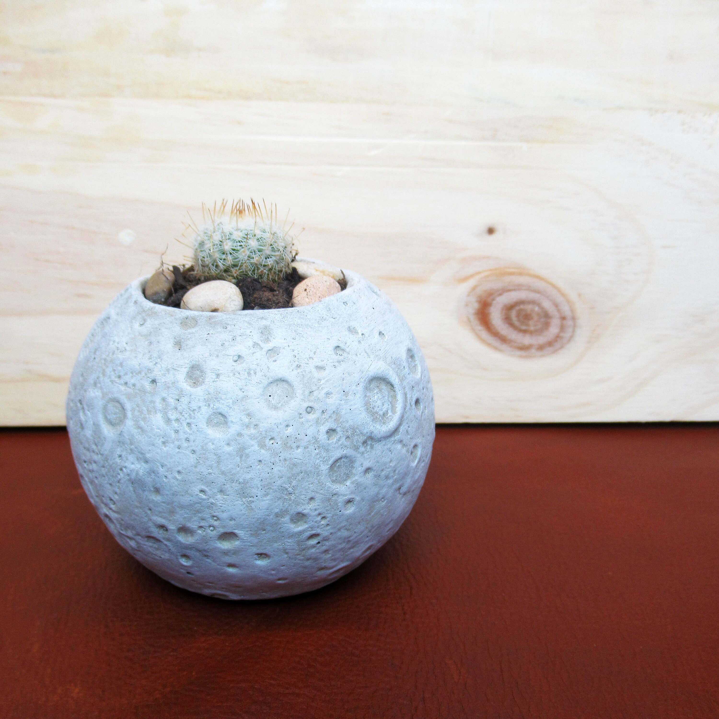 Concrete Planter Pot Concrete Moon Pot Moon Pot Moon - Etsy