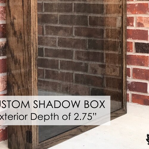 Custom Shadow Box Popular Sizes Memory Box Display Fully - Etsy