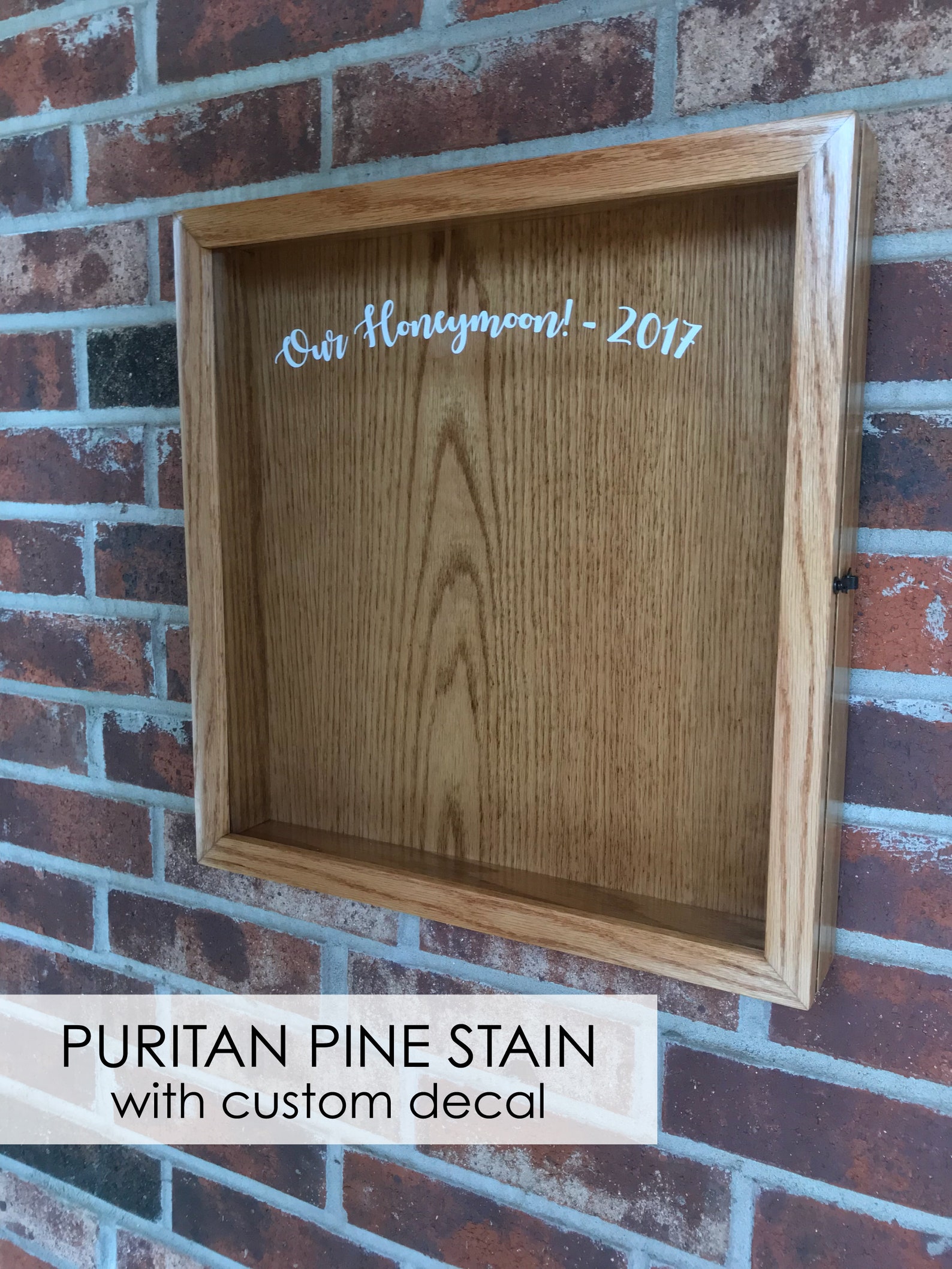 Custom Shadow Box With Exterior Depth of 3.75 Inches, Memory Box ...