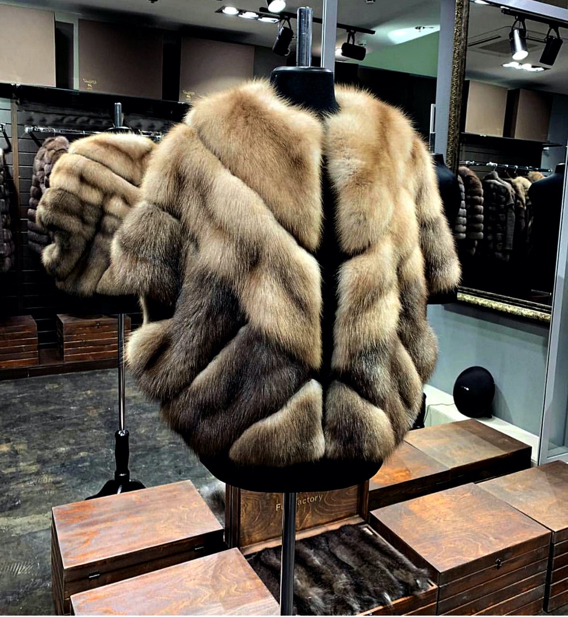 Women's Fur Vest Real Marten Fur - Etsy