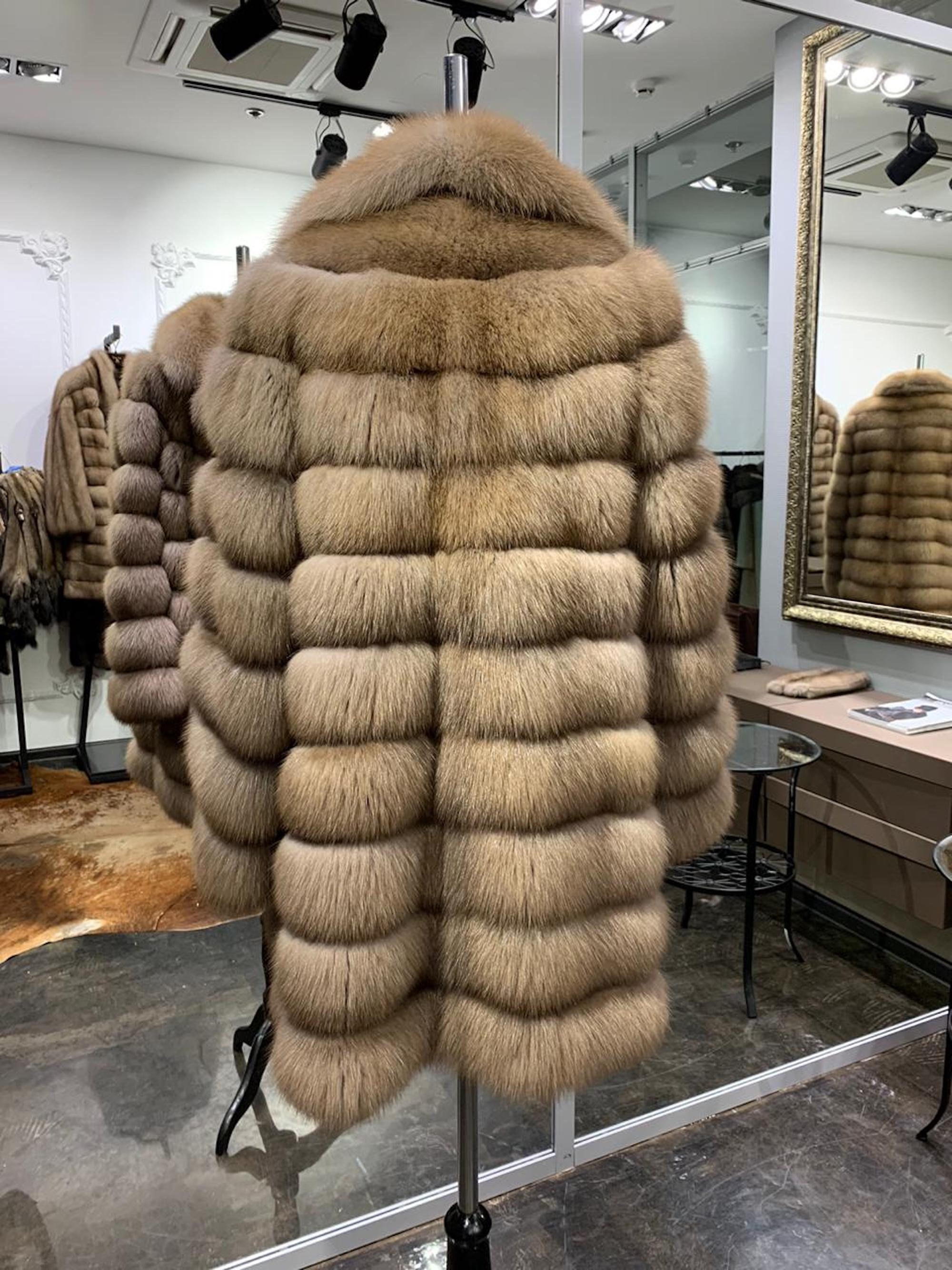 Women's Marten fur coat