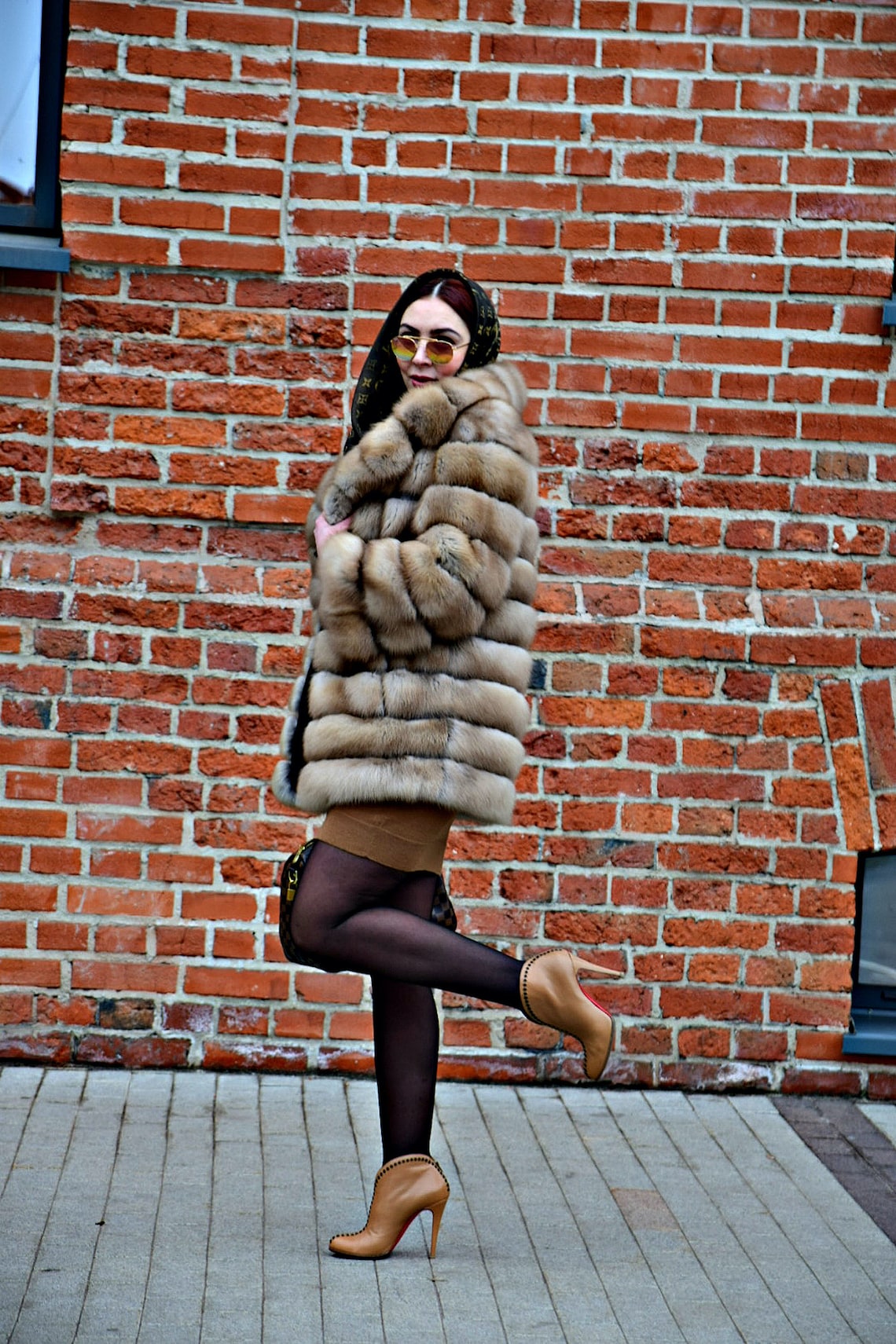 Women's Fur Coat, Marten Fur - Etsy