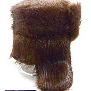 Winter Hat Made of Natural Beaver Fur - Etsy
