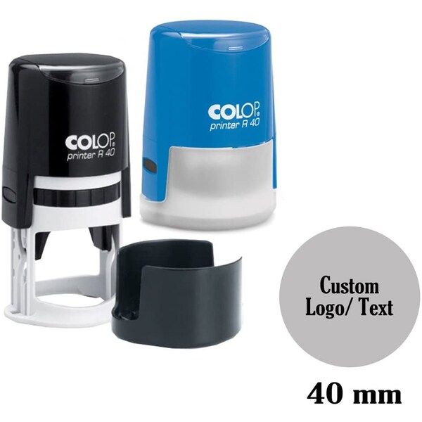 Circle Rubber Stamp - Etsy