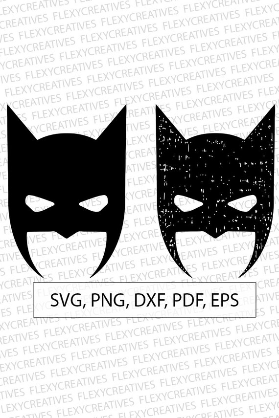 Batman SVG Grunge Batman Mask Svg Vector Clipart Cut File | Etsy