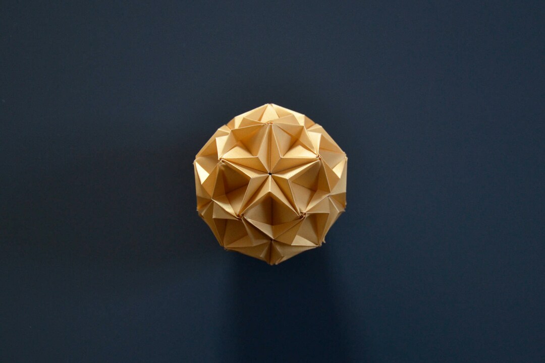 FOL Paper Ball . Gold - Etsy