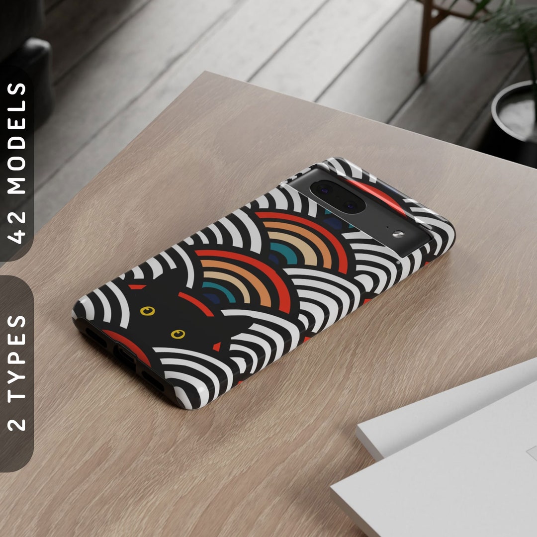 Peeking Cat in Scallop Pattern Phone Cases Tough Case for Iphone ...