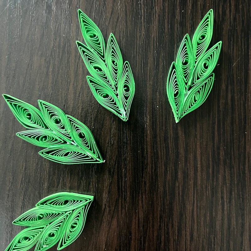 Quilled Leaves - Etsy