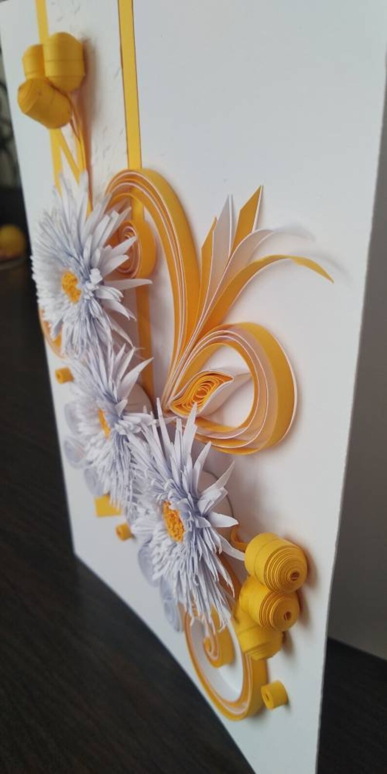 Quilling Card Greeting Quilling Card Quiled Card Wedding - Etsy
