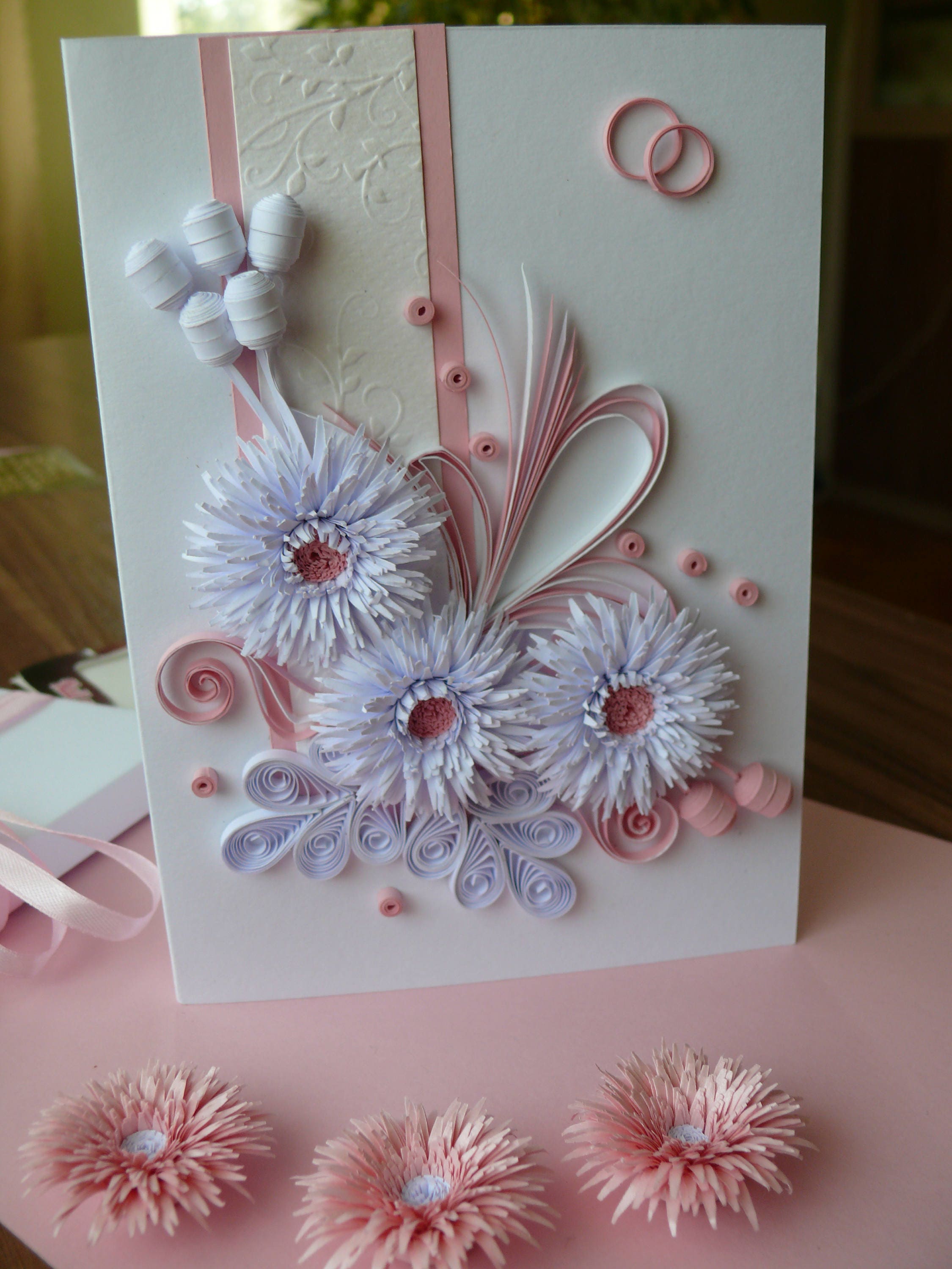 Wedding Card, Quilling Card, Wedding Quilling Card, 3D Quilling ...