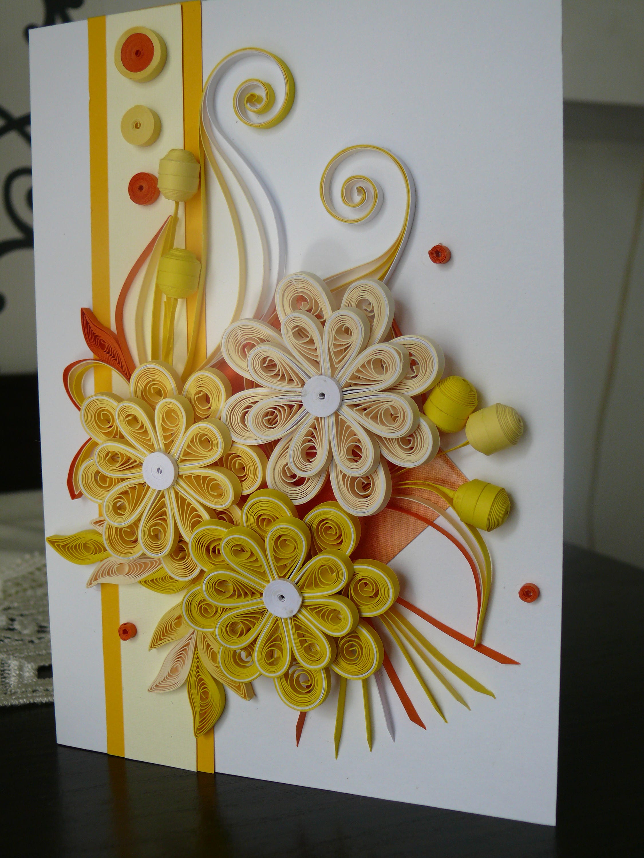 Greeting Quilling Card, Quilling Card, Wedding Card, Birthday Card ...