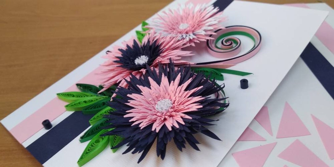 Quilling Card Greeting Card Nice Giftquilling Greeting - Etsy