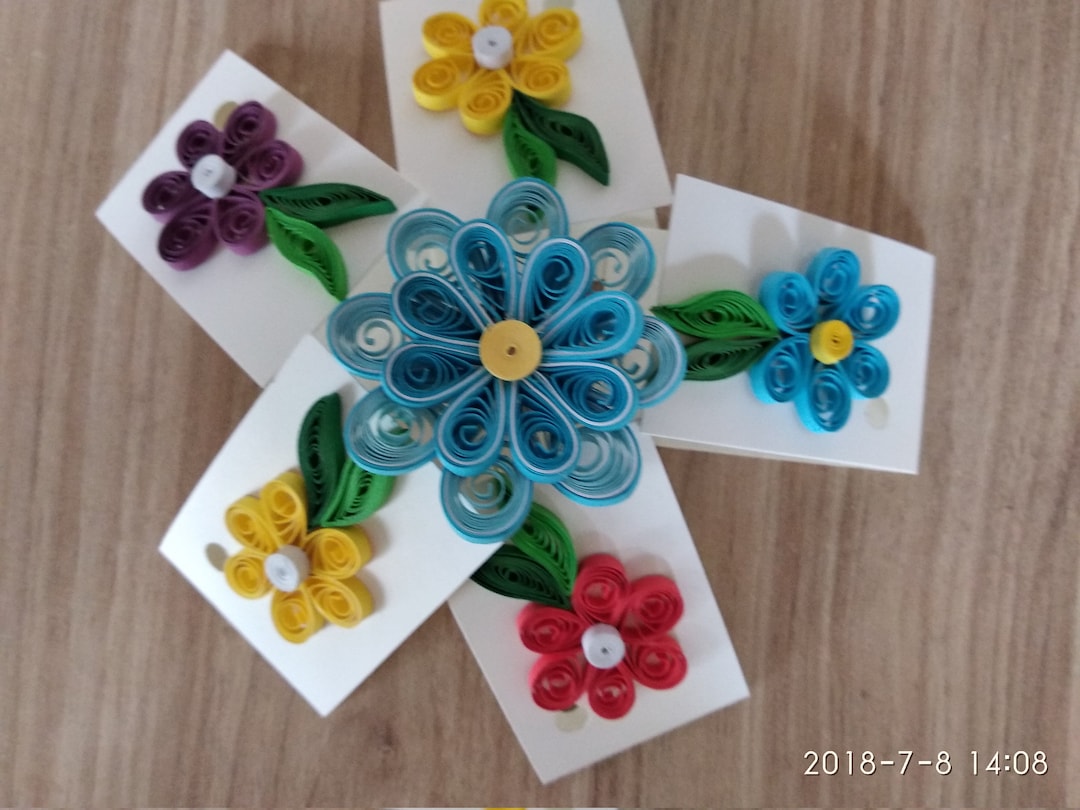 5 Gift Tags, Quilling Tags, Nice Tags, in Many Different Colours ...