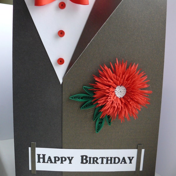 Quilled Birthday Cards for Men - Etsy