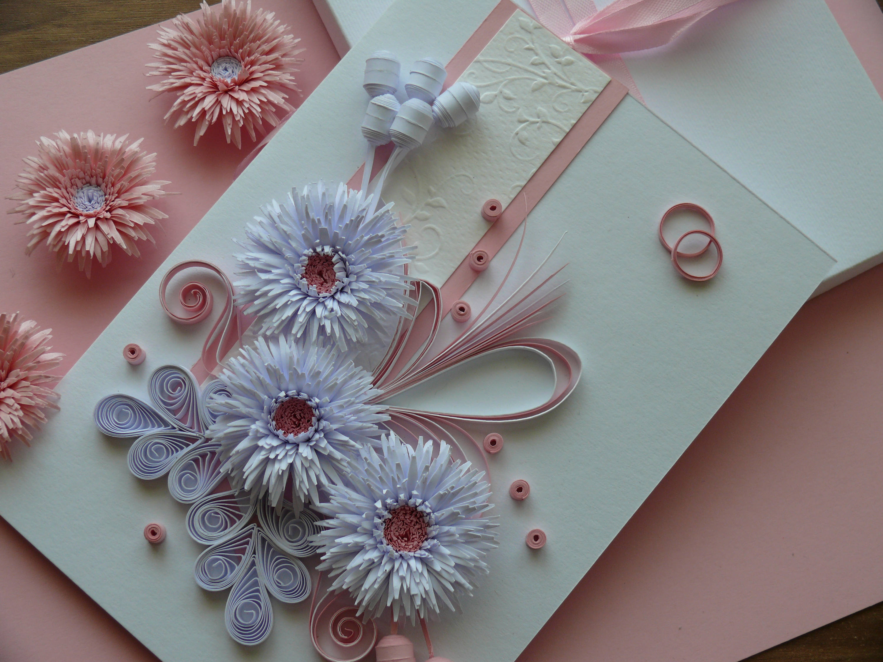 Wedding Card Quilling Card Wedding Quilling Card 3D - Etsy