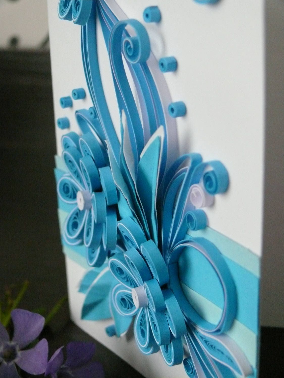 Quilling Cards Birthday Card Greeting Card Quilling - Etsy